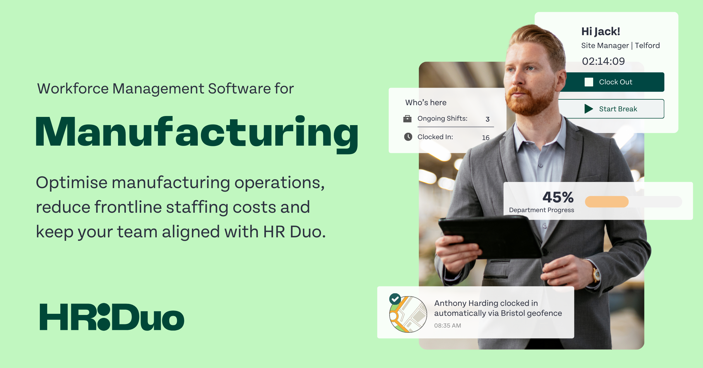 HR Software For Manufacturing | Workforce Software For Manufacturing